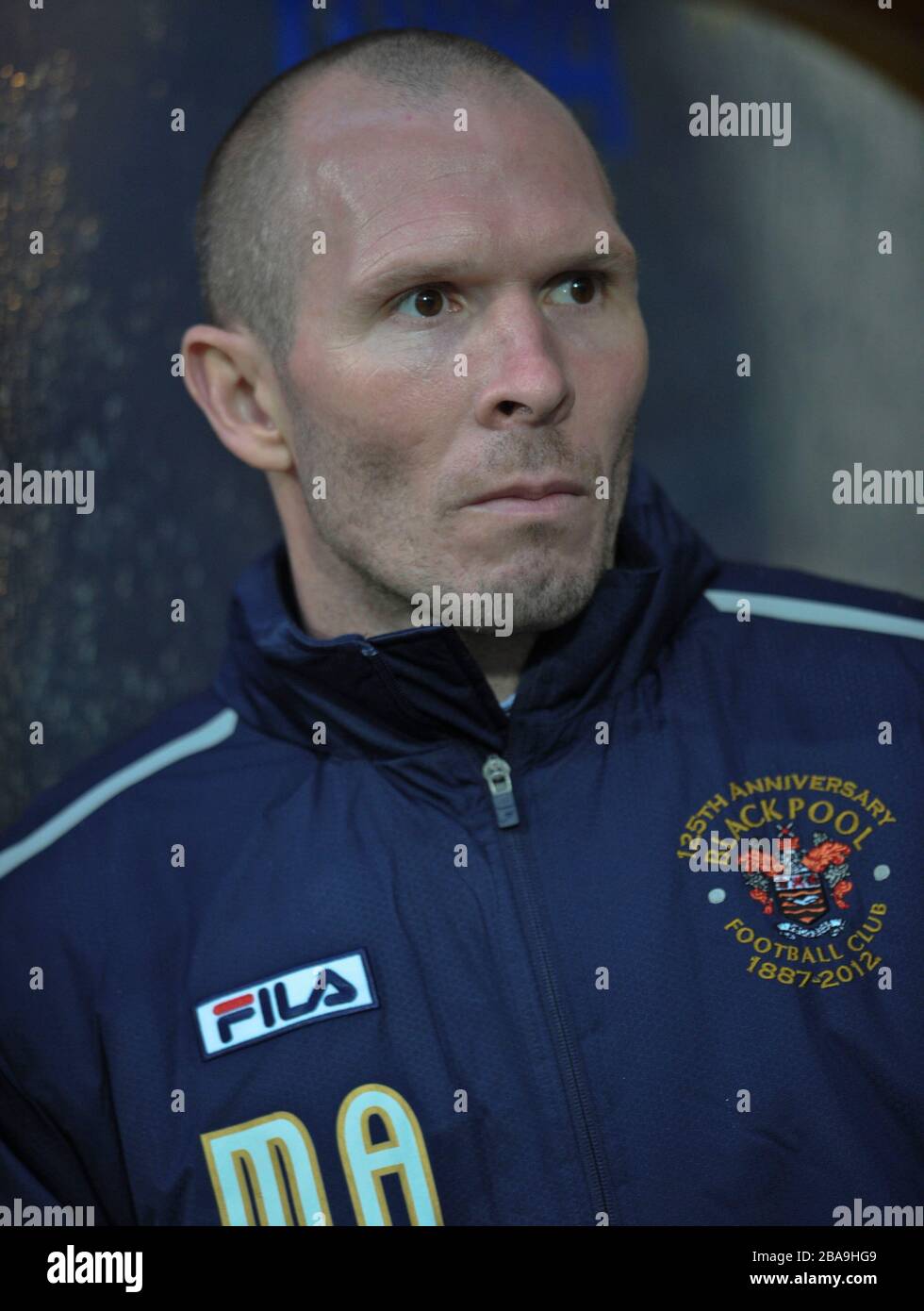 Michael Appleton, Blackpool manager Stock Photo - Alamy