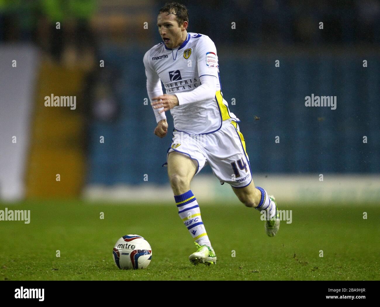 Aidan White, Leeds United Stock Photo - Alamy