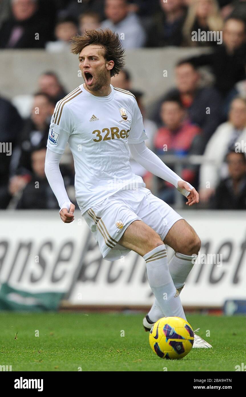 Michu, Swansea City Stock Photo - Alamy