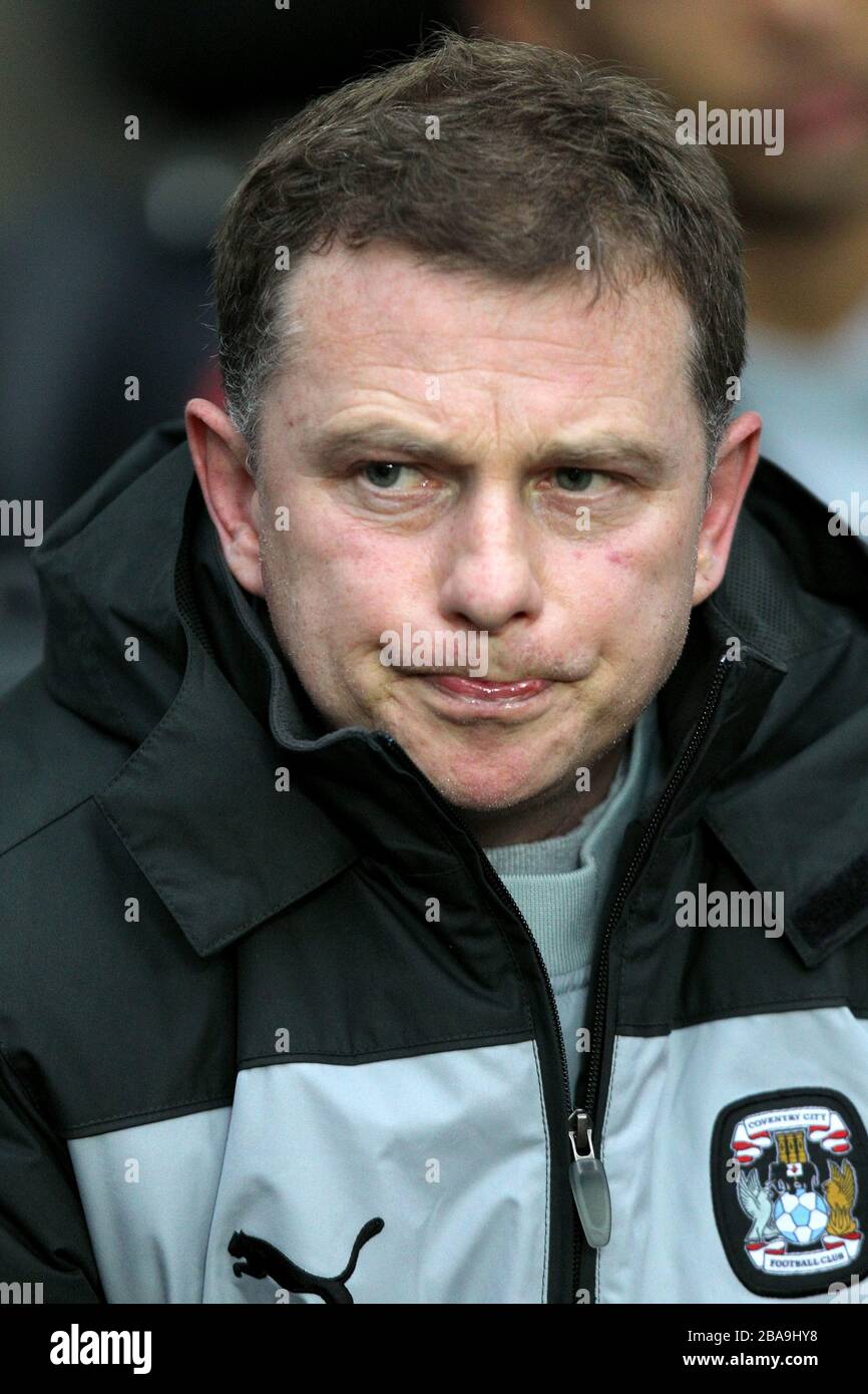 Coventry City's manager Mark Robins Stock Photo - Alamy