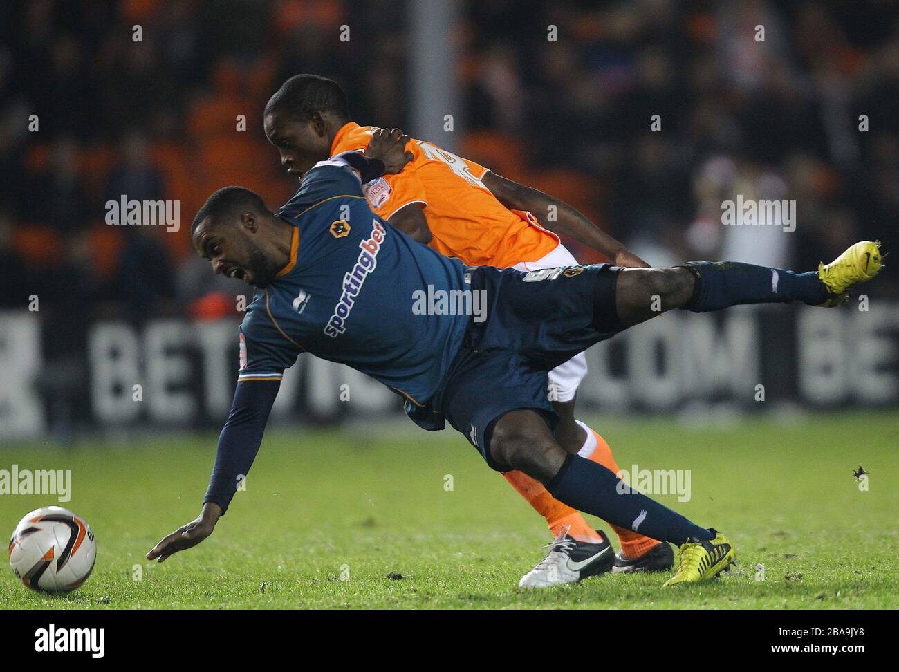 Blackpools isaiah osbourne hi-res stock photography and images - Alamy