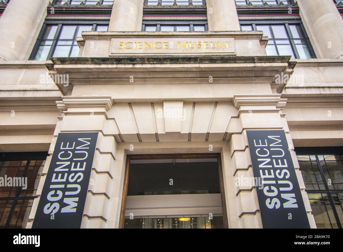 LONDON-Exterior of the Science Museum in Kensington, a landmark ...