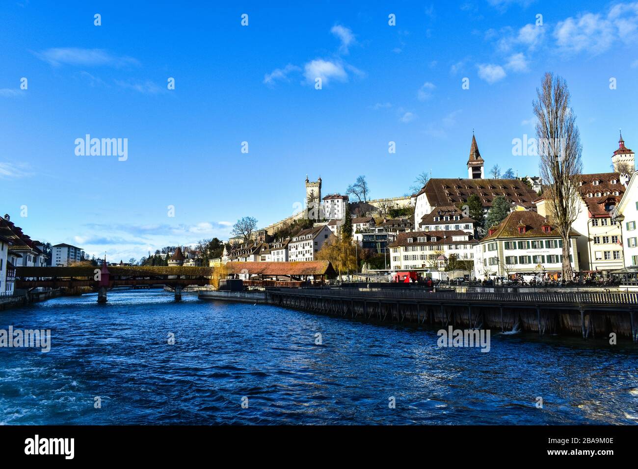 Old Town in Lucerne Stock Photo - Alamy