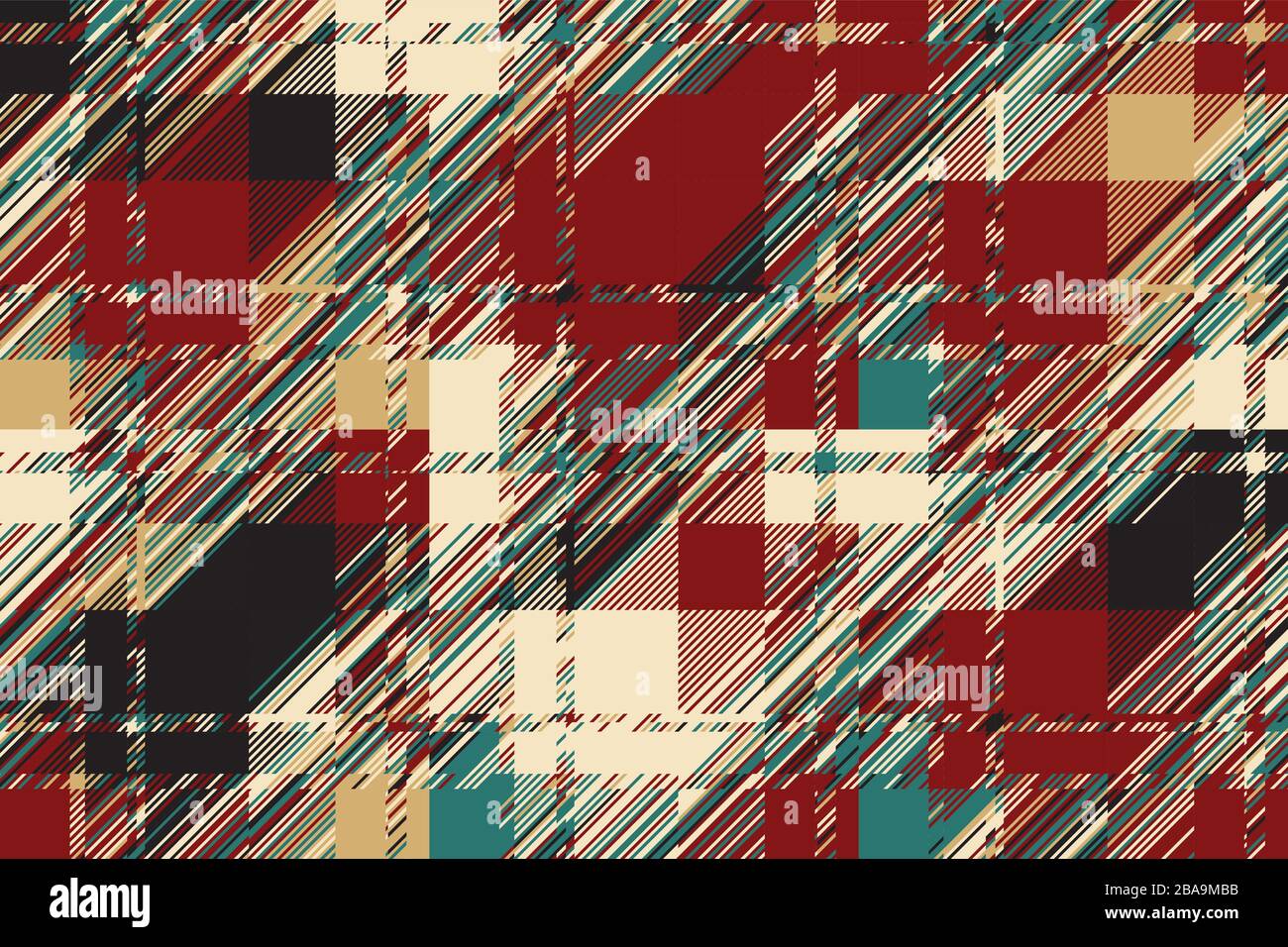 Modern glitch background. Color geometric abstract pattern vector. Damage lines glitches effect ...
