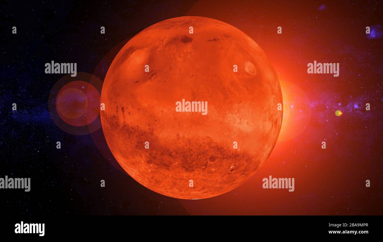 Mars - High resolution best quality solar system planet. This image ...