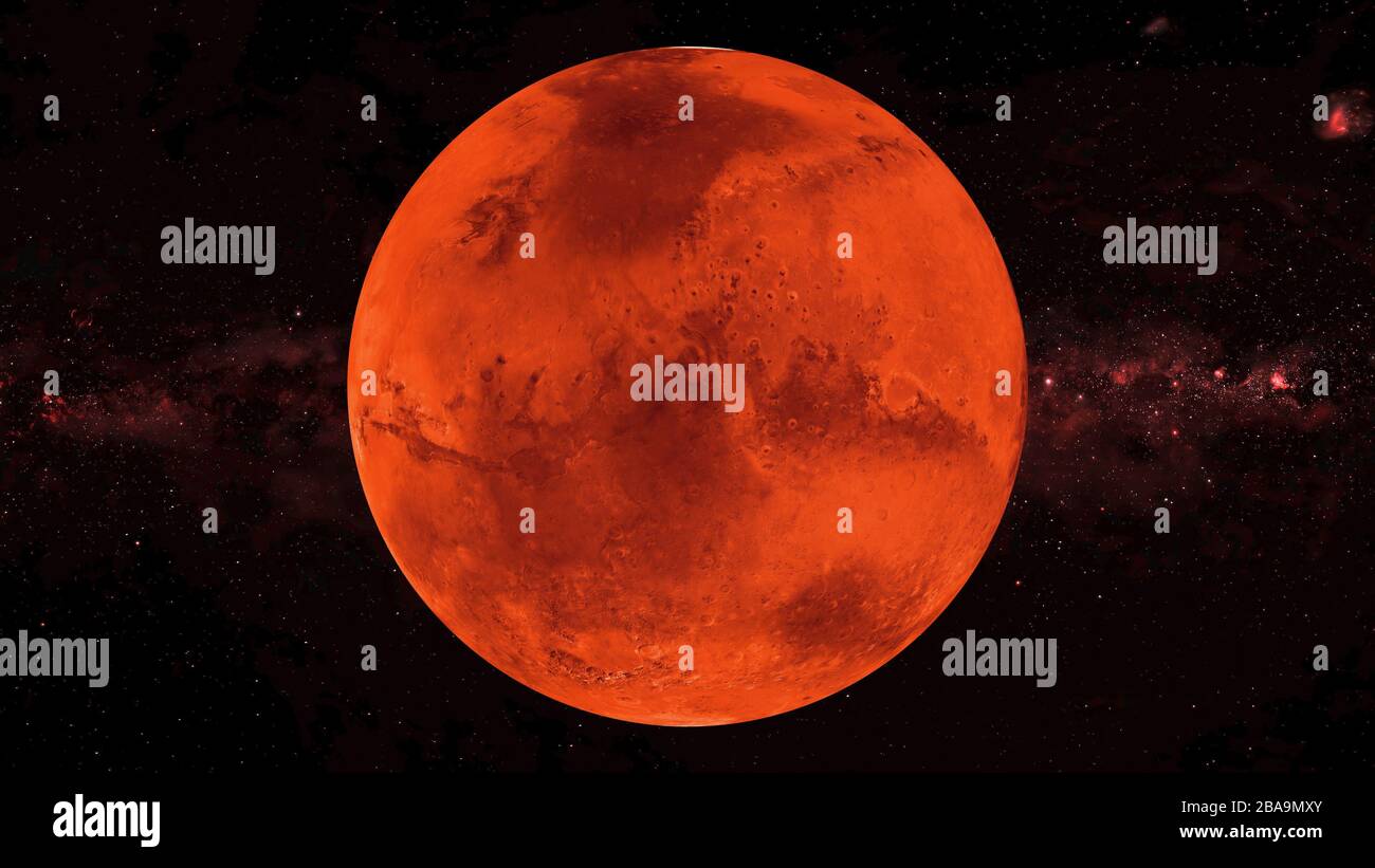 Mars - High resolution best quality solar system planet. This image ...