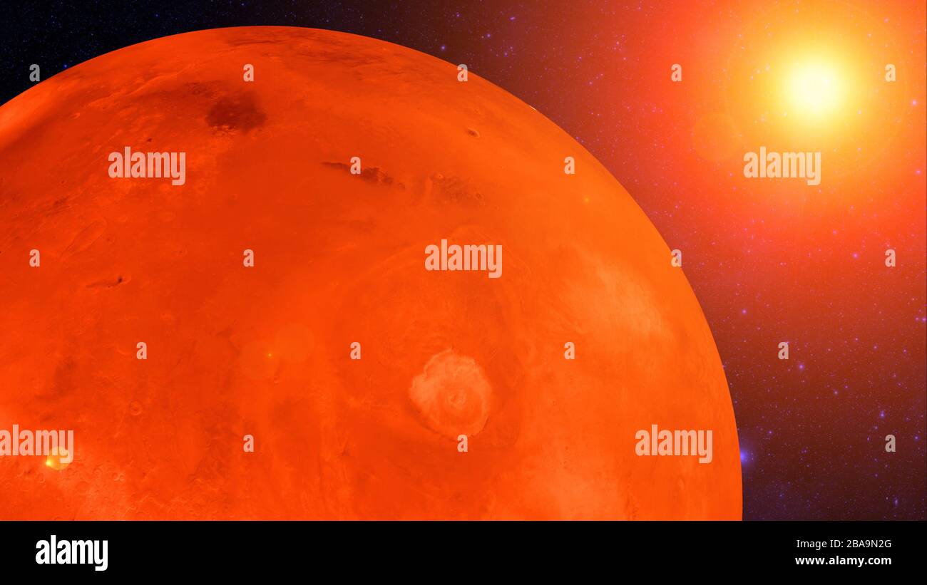 Mars - High resolution best quality solar system planet. This image ...