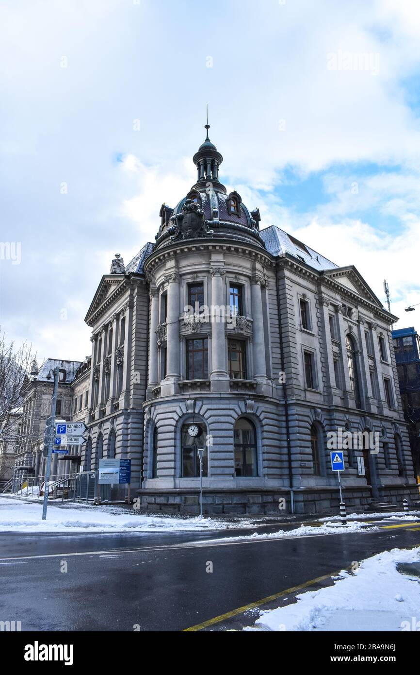 Switzerland road signs hi-res stock photography and images - Alamy
