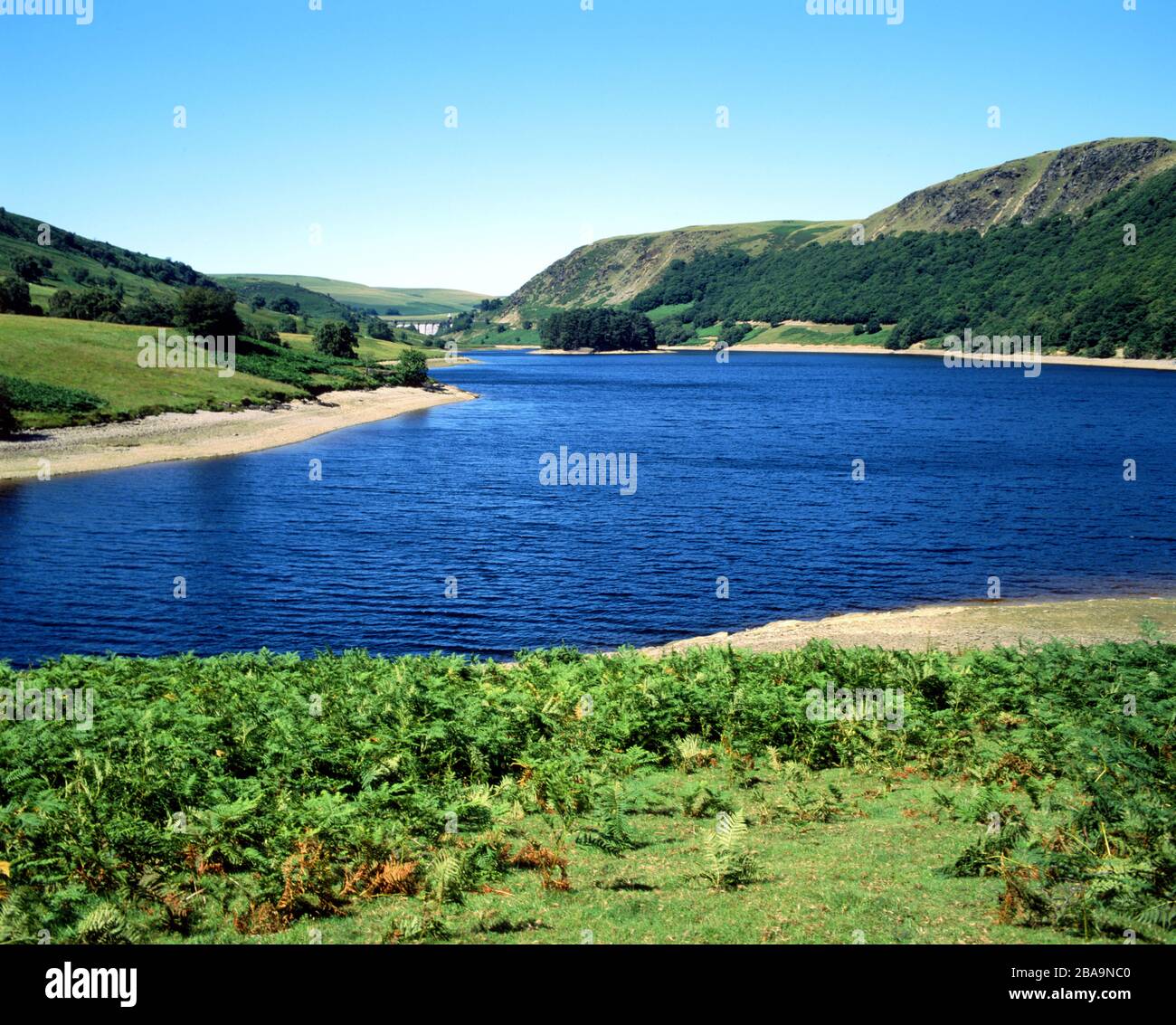 Pen y Garreg Reservoir, Elan Valley, Powys, Mid Wales Stock Photo - Alamy
