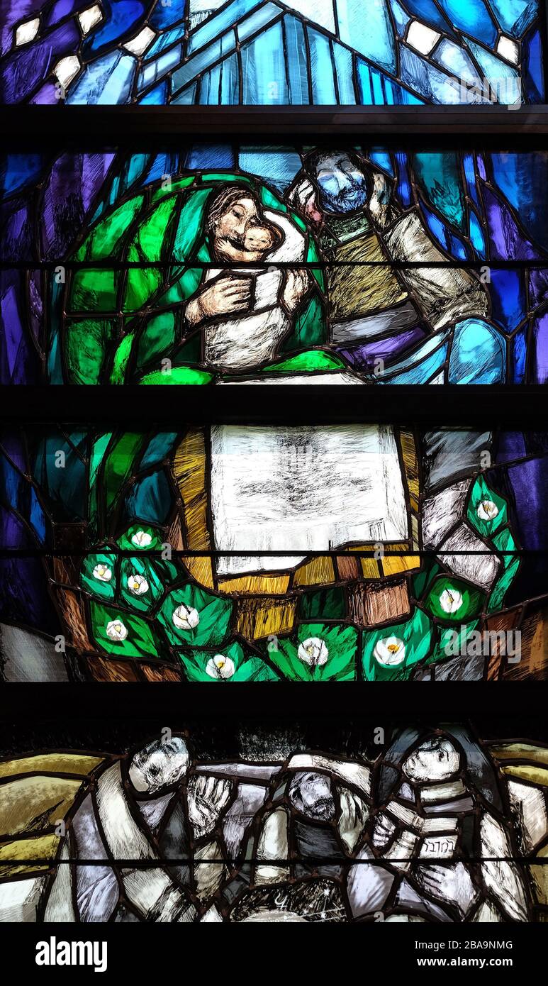 God the creator stained glass hi-res stock photography and images - Alamy