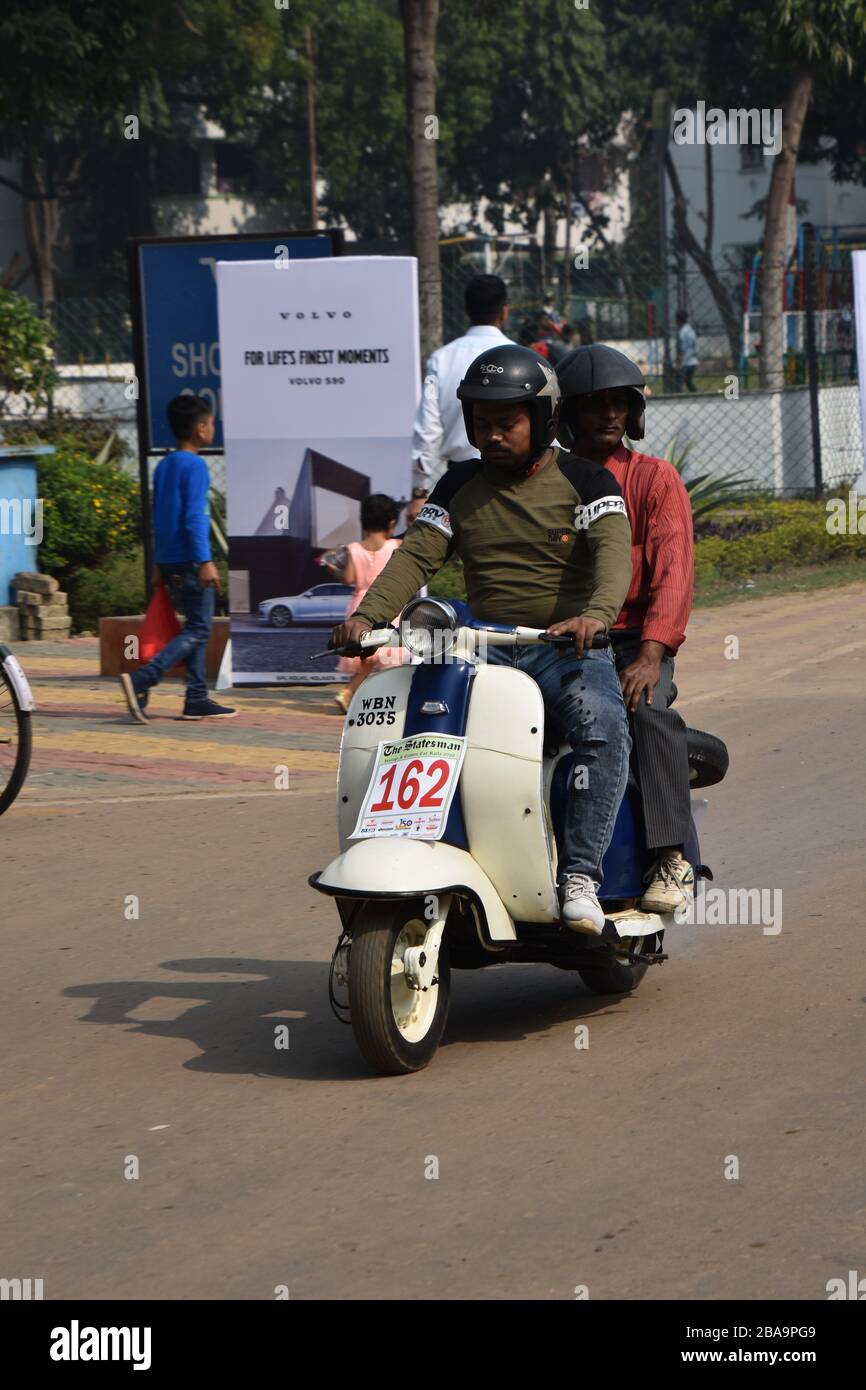 Classic lambretta scooter engine hi-res stock photography and images ...