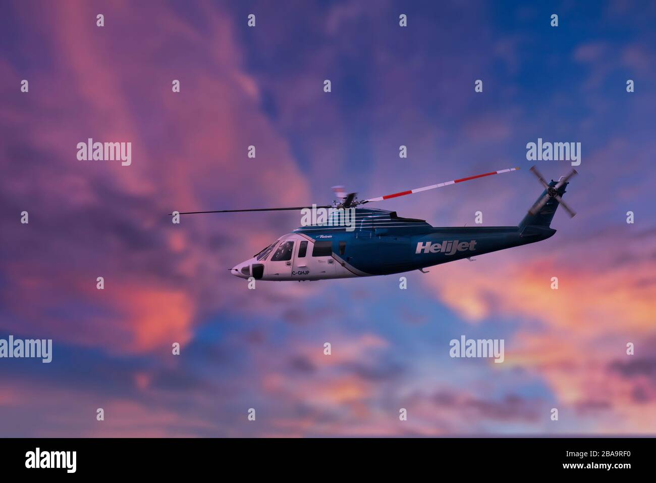 Victoria vancouver helicopter hi-res stock photography and images - Alamy