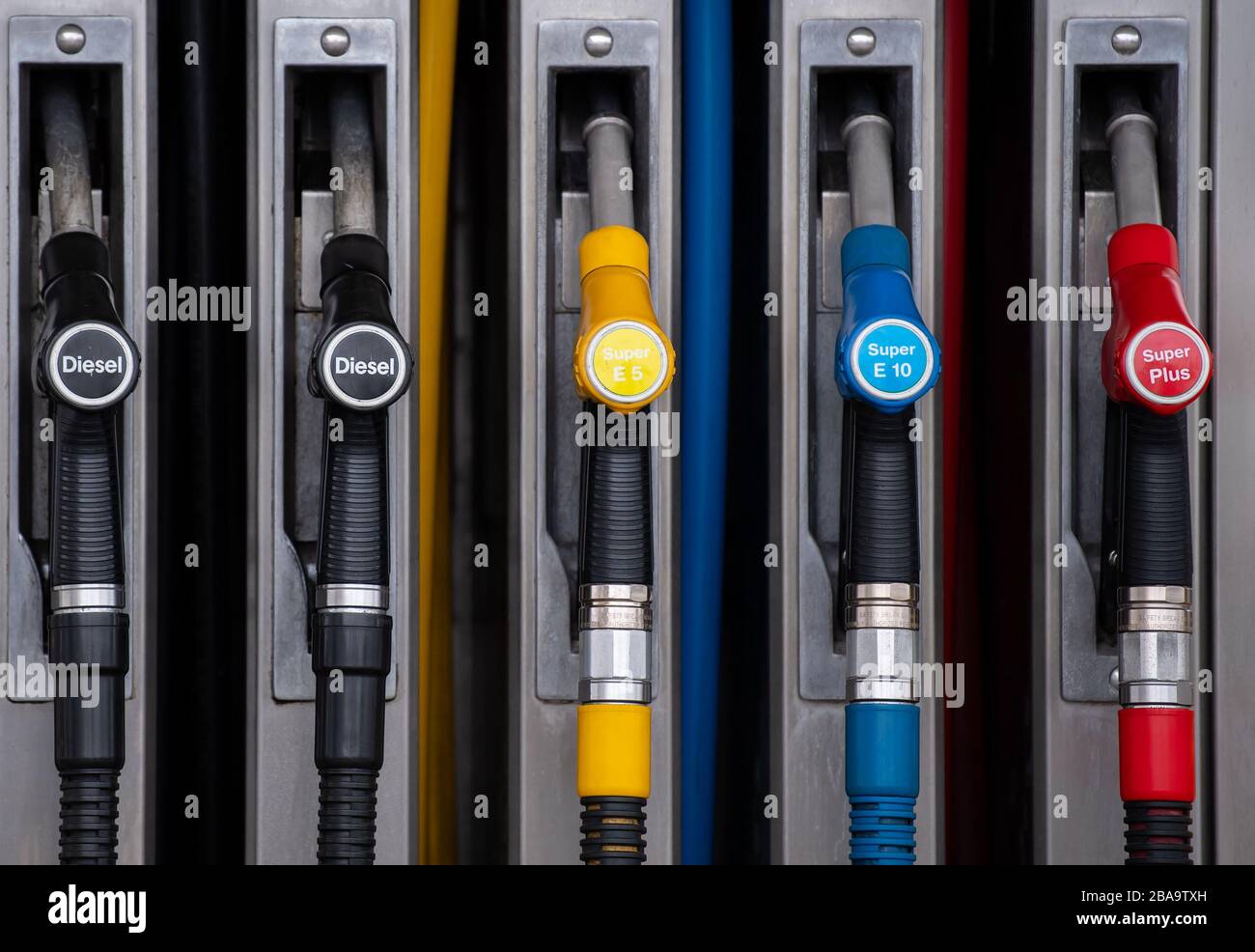 Forstinning, Germany. 26th Mar, 2020. Nozzles for different types of ...