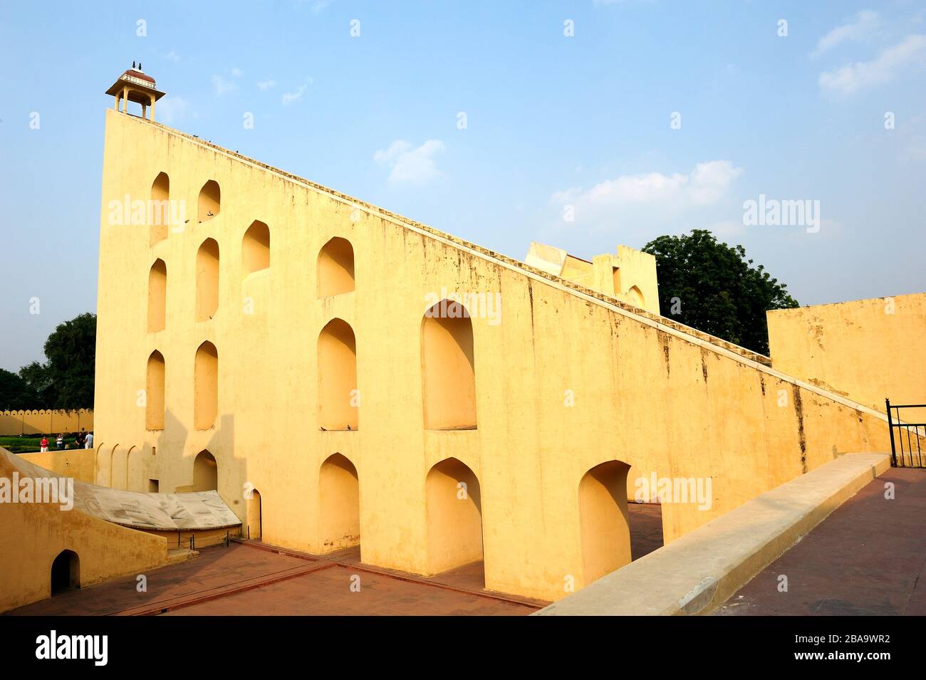 Jaipur, India - 11th November 2019:Part of the worlds largest sundial ...