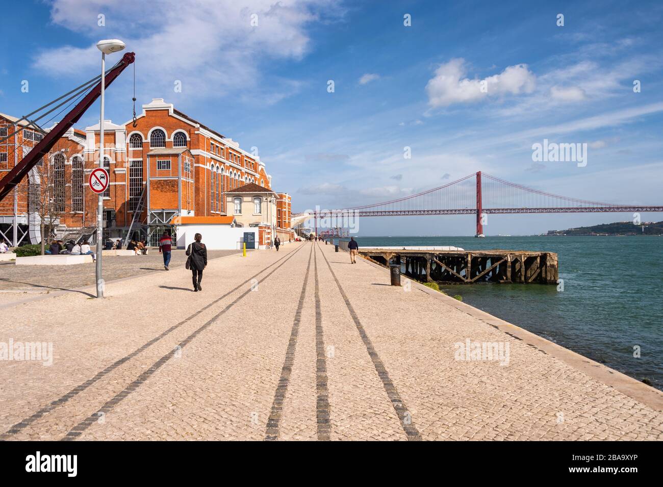 Lisbon, Portugal - 2 March 2020: Electricity Museum inside Tejo Power ...