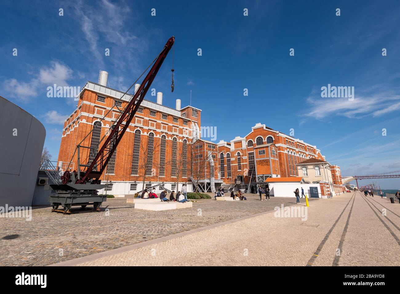 Lisbon, Portugal - 2 March 2020: Electricity Museum inside Tejo Power ...