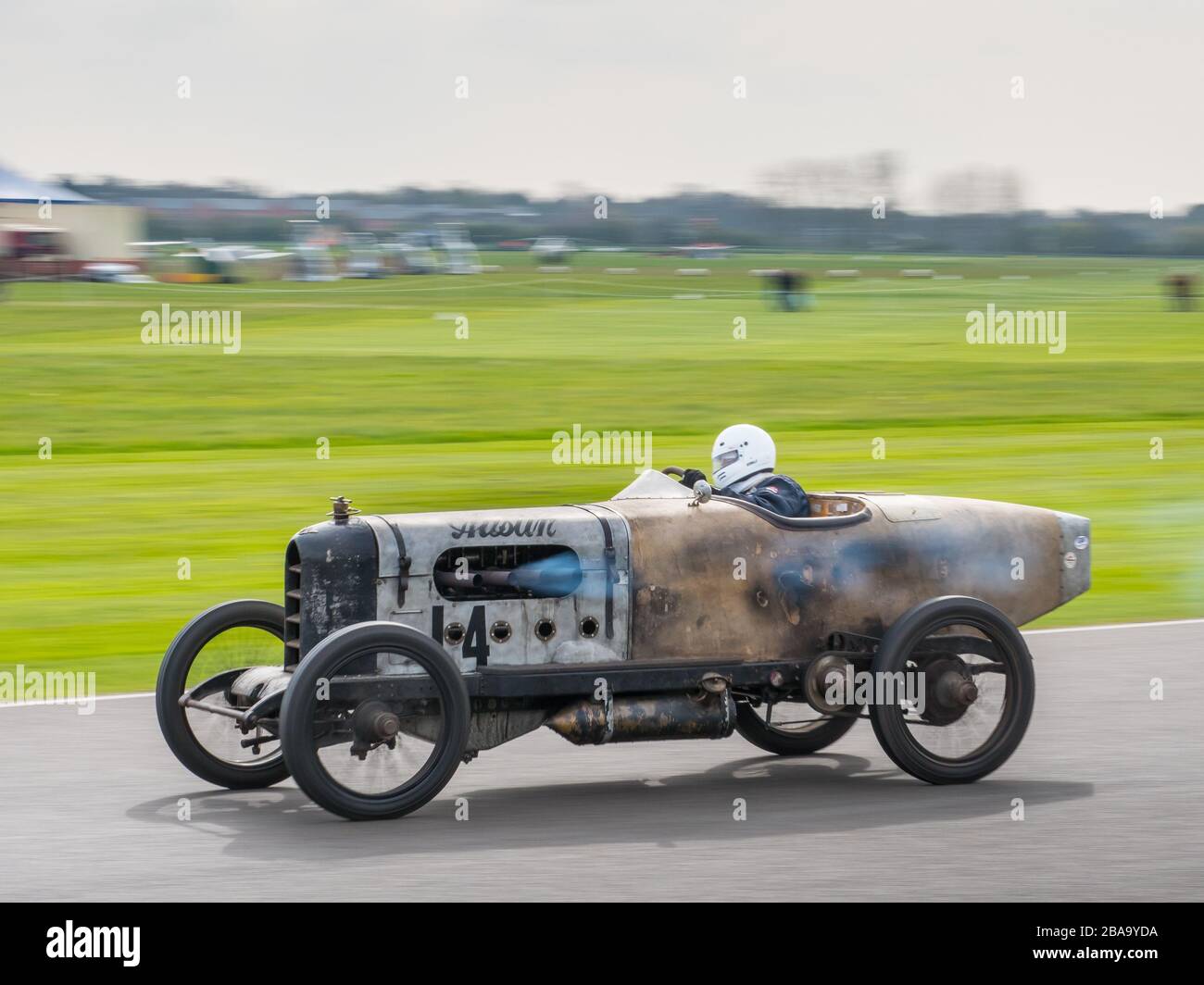 Hudson Super Six Edwardian racing car at the 77MM Goodwood members ...
