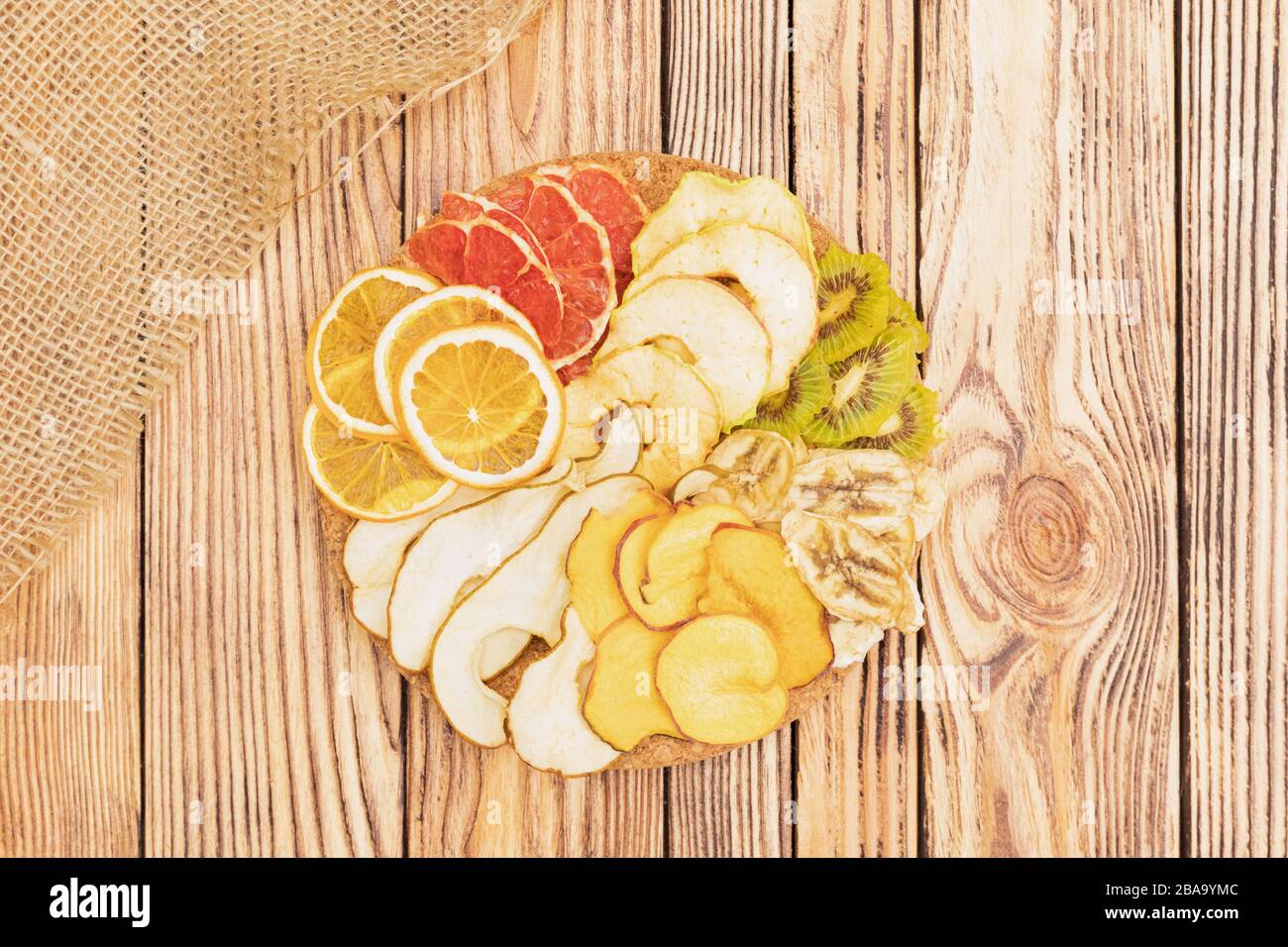 Sweet pureed fruit pastille. Natural sweets from dried berries and ...