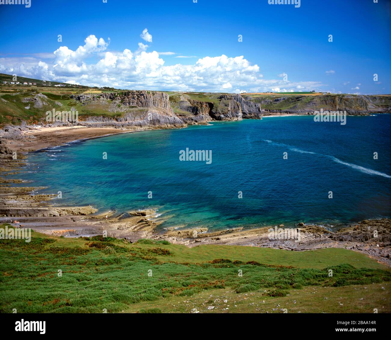 Mewslade bay gower peninsula hi-res stock photography and images - Alamy