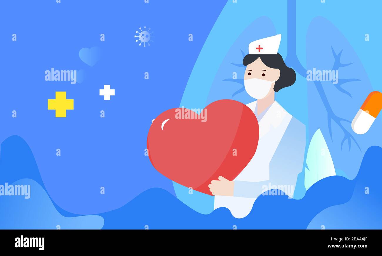 Love doctors illustration Stock Photo - Alamy