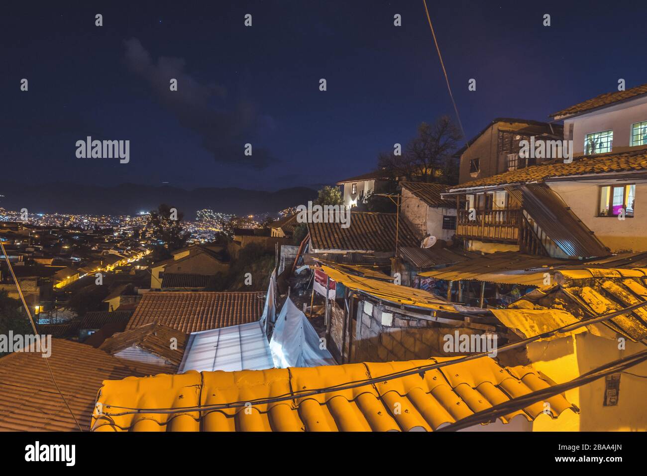 Night view cusco peru hi-res stock photography and images - Alamy
