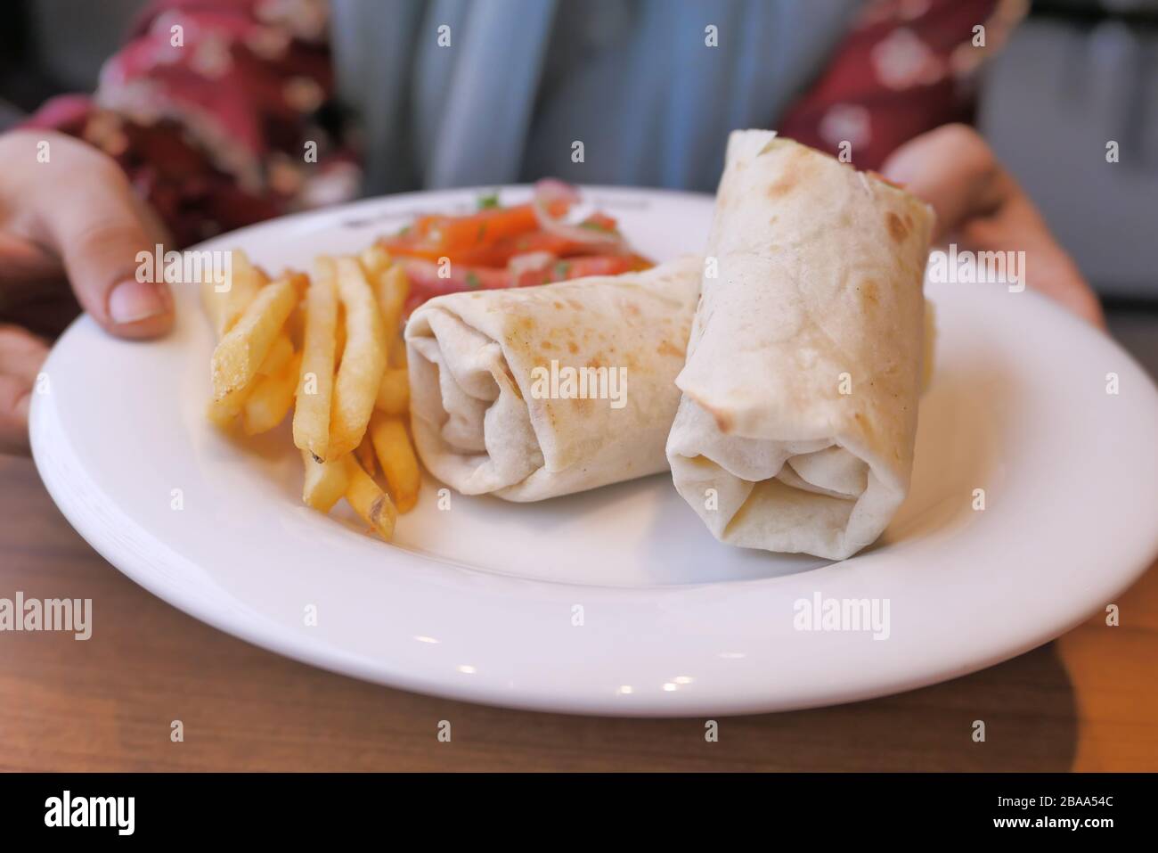 Vegetable Indian Rolls are filled with a tasty carrots, potatoes ...