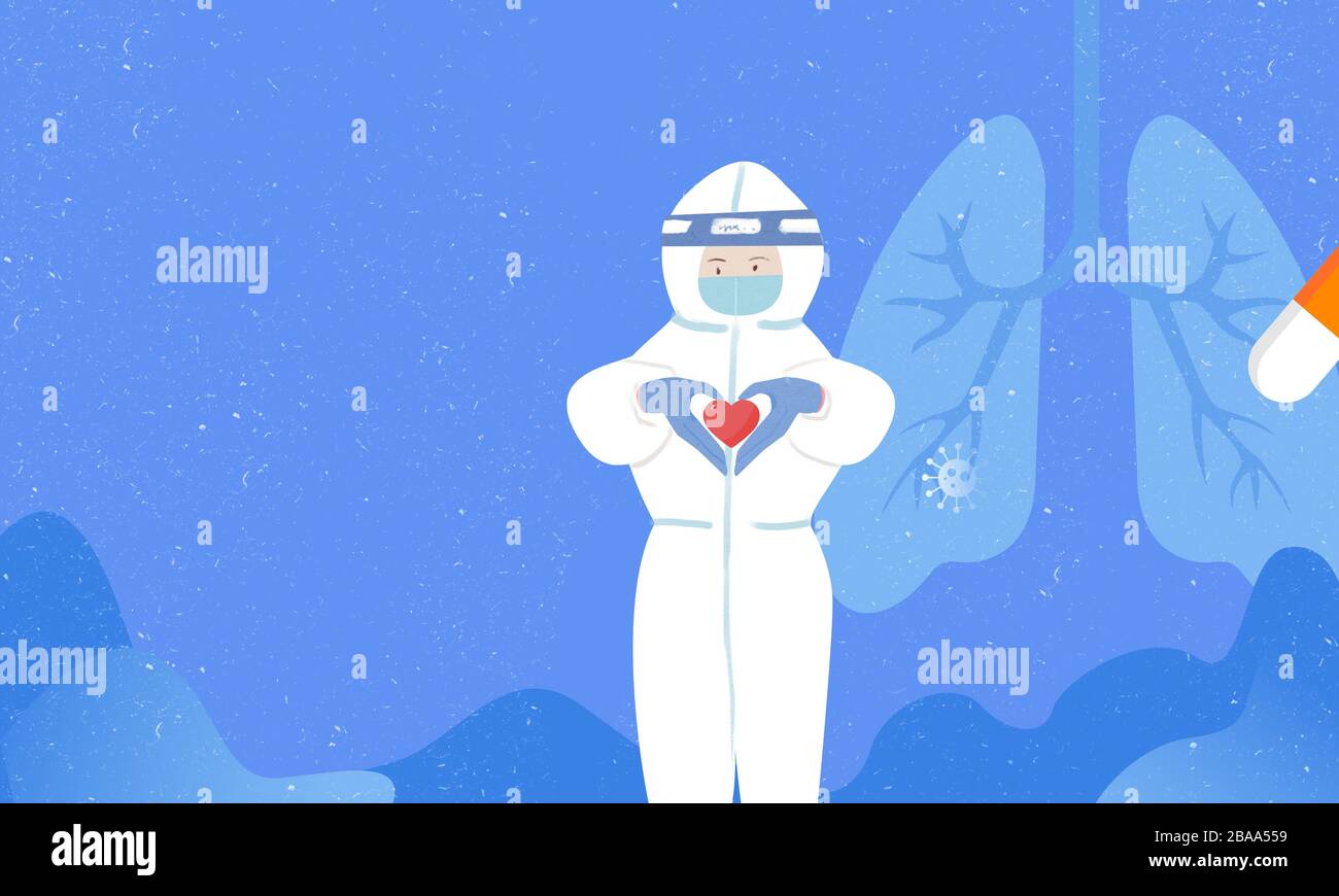 Love doctors illustration Stock Photo - Alamy