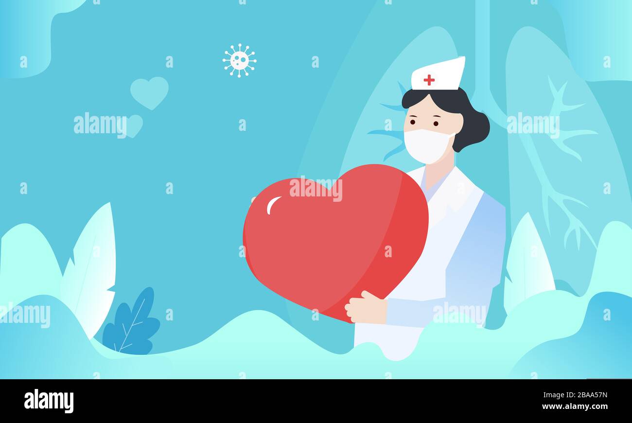 Love doctors illustration Stock Photo - Alamy