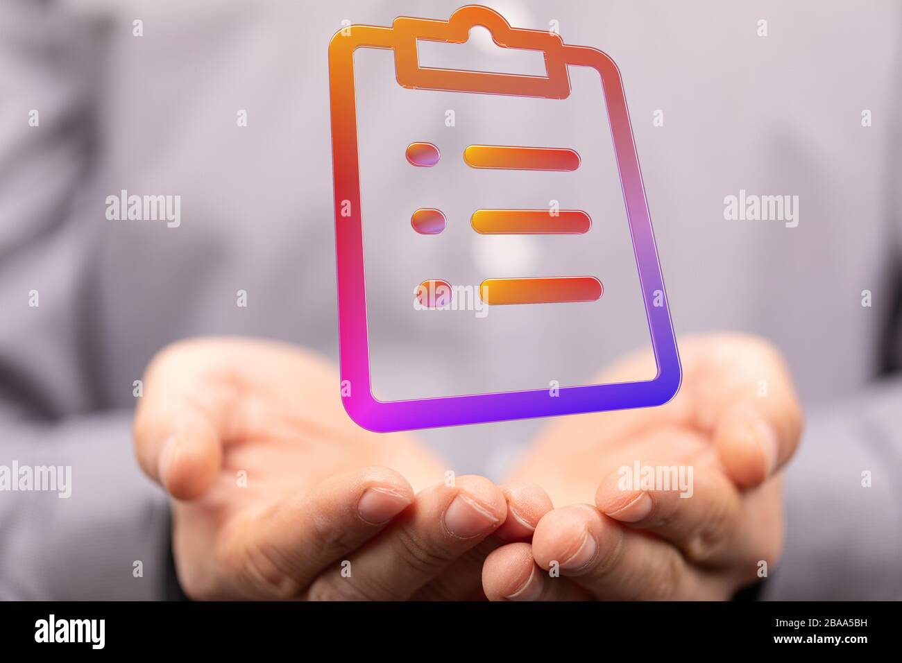 A ticking check box. check boxes cloud Stock Photo - Alamy