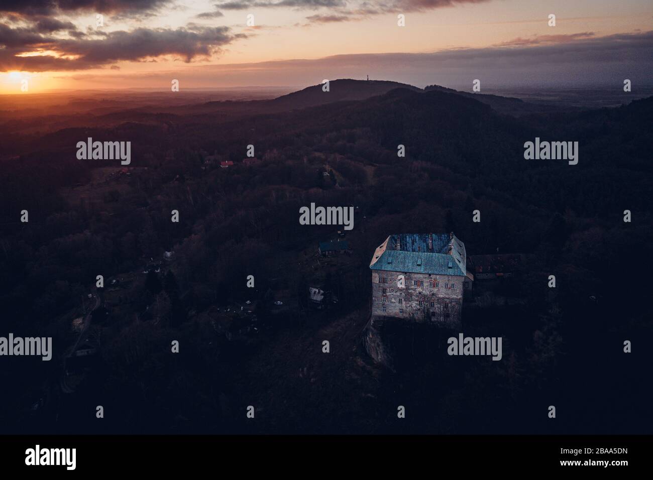 Houska Castle is an early Gothic castle. It is one of the best ...