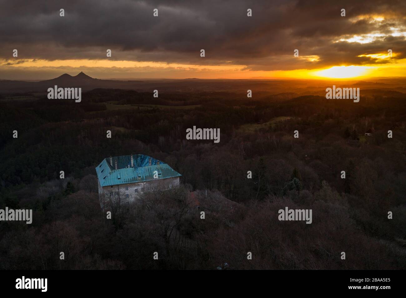 Houska Castle is an early Gothic castle. It is one of the best ...