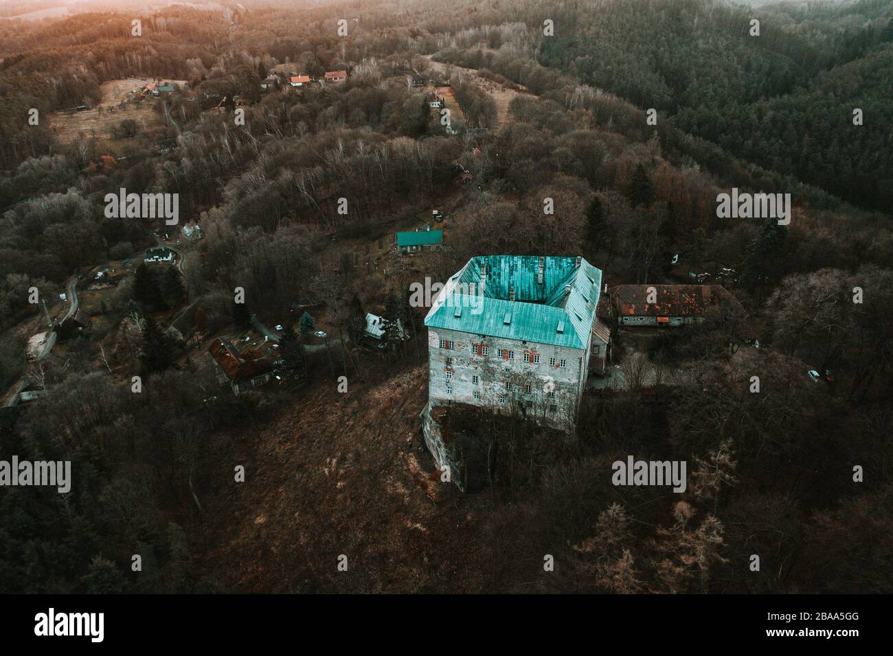 Houska Castle is an early Gothic castle. It is one of the best ...