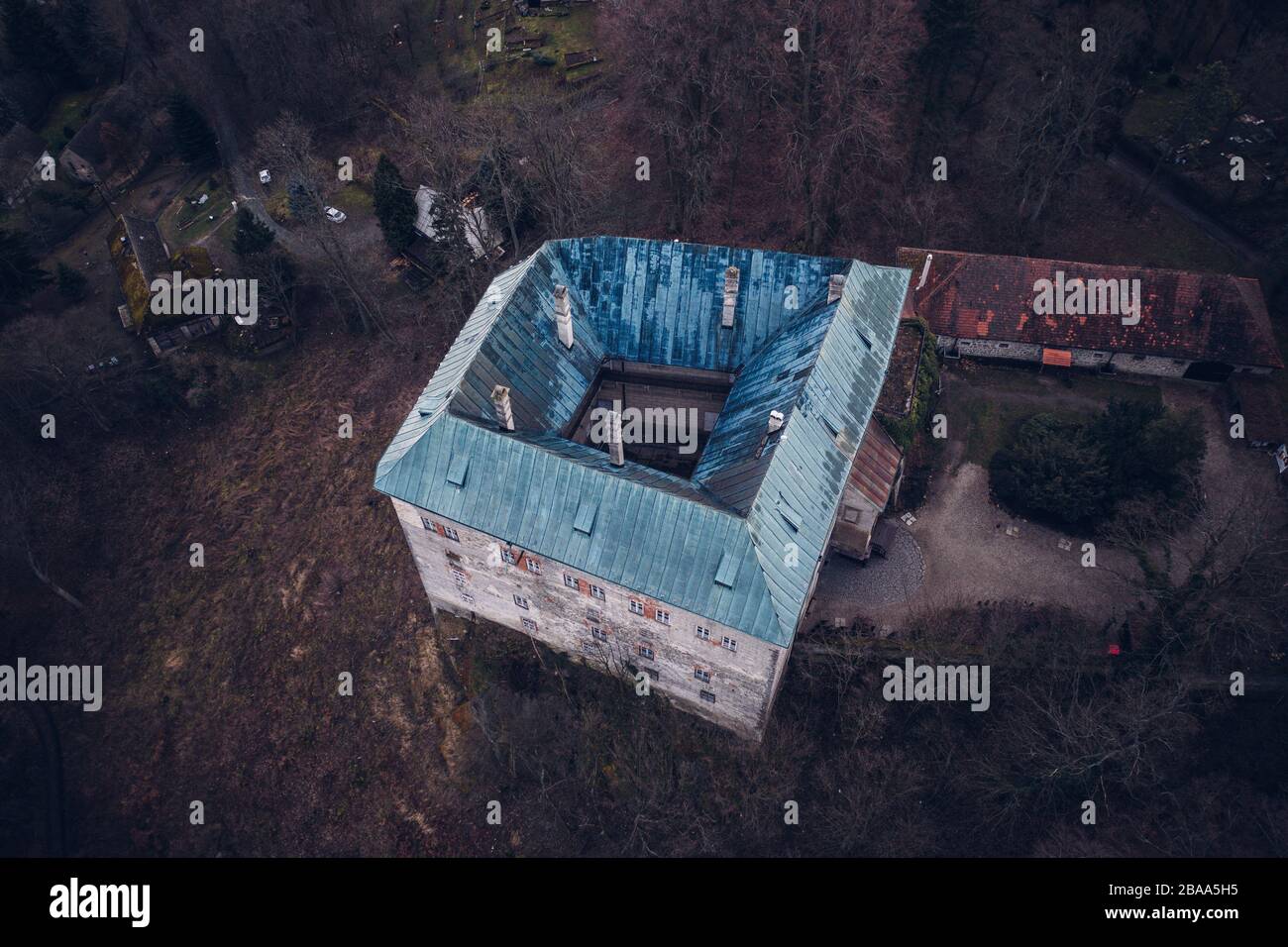 Houska Castle is an early Gothic castle. It is one of the best ...