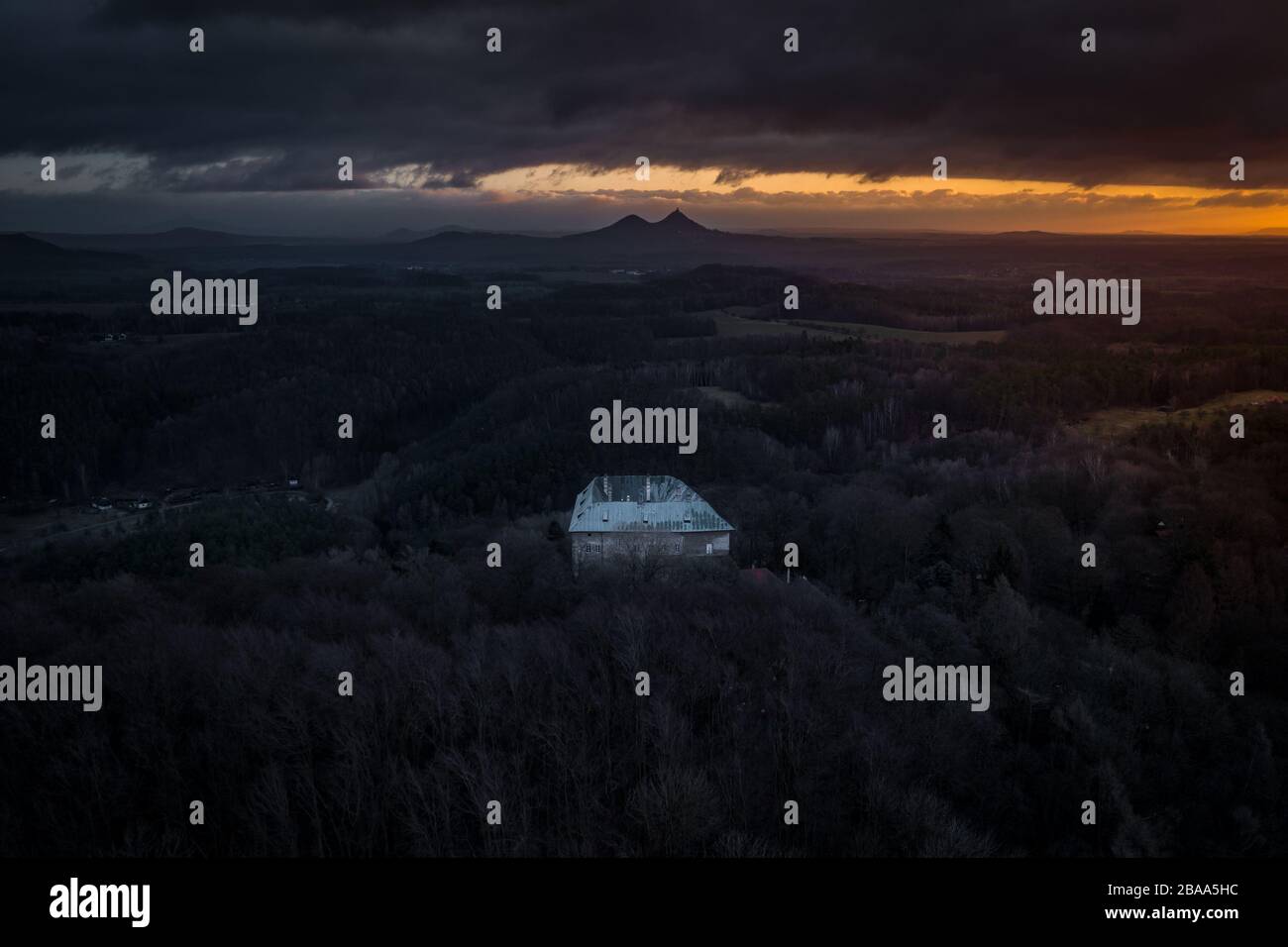 Houska Castle is an early Gothic castle. It is one of the best ...