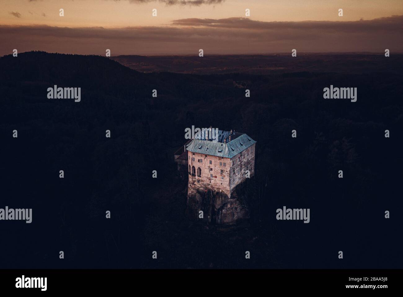 Houska Castle is an early Gothic castle. It is one of the best ...