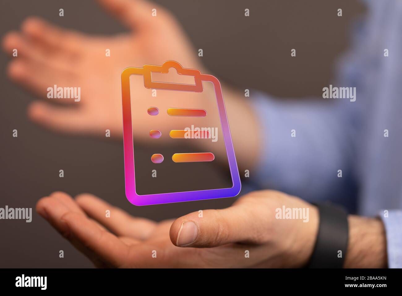 Clipboard checklist document cloud hi-res stock photography and images ...