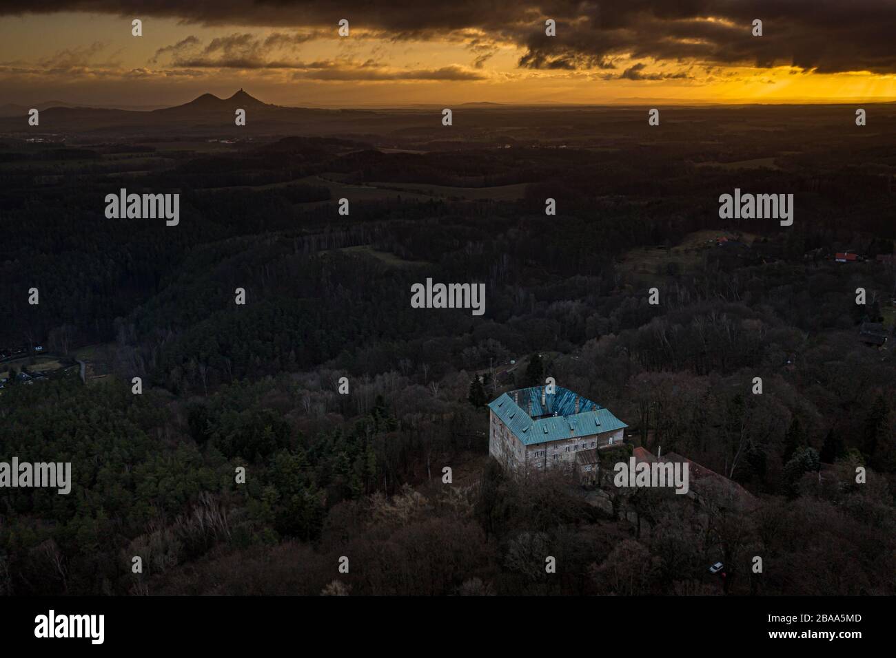 Houska Castle is an early Gothic castle. It is one of the best ...