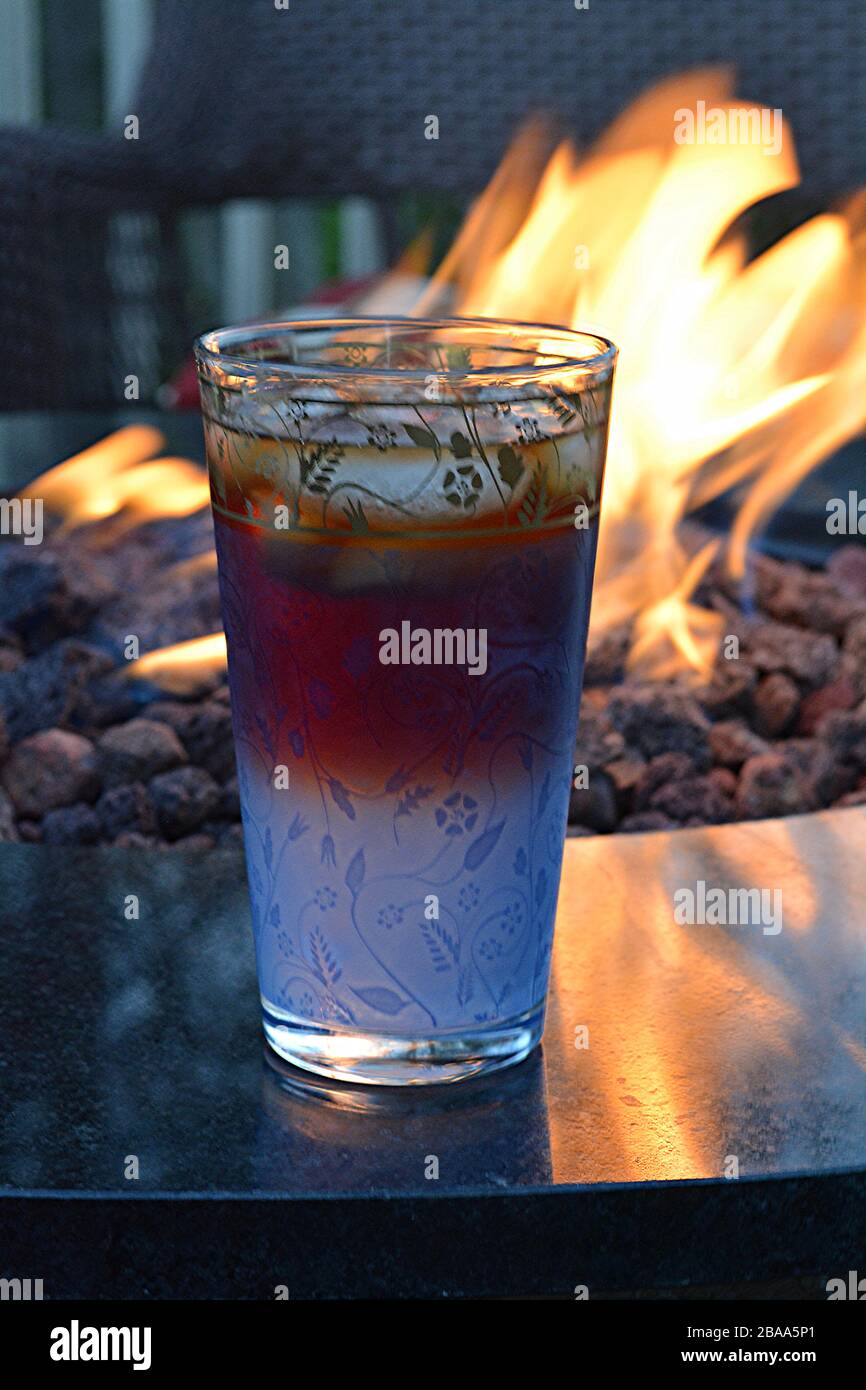 Fire cocktail hi-res stock photography and images - Alamy