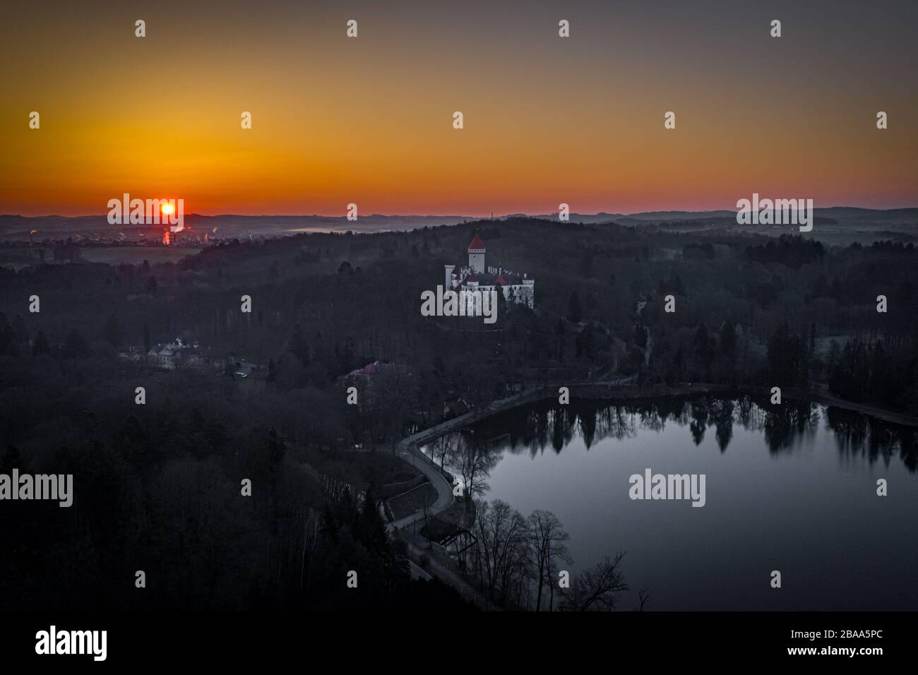 Konopiste is a four-winged, three-storey chateau located in the Czech ...