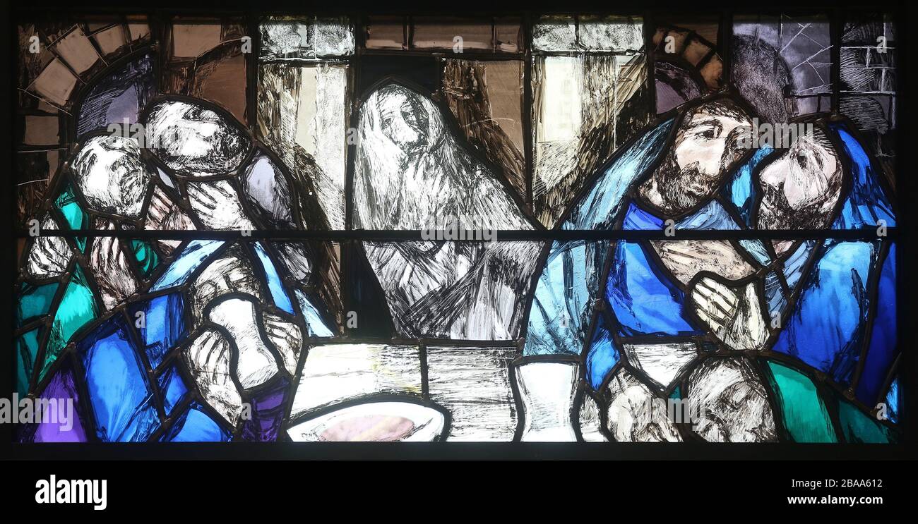 God begins salvation in this world through His Son Jesus Christ, detail ...