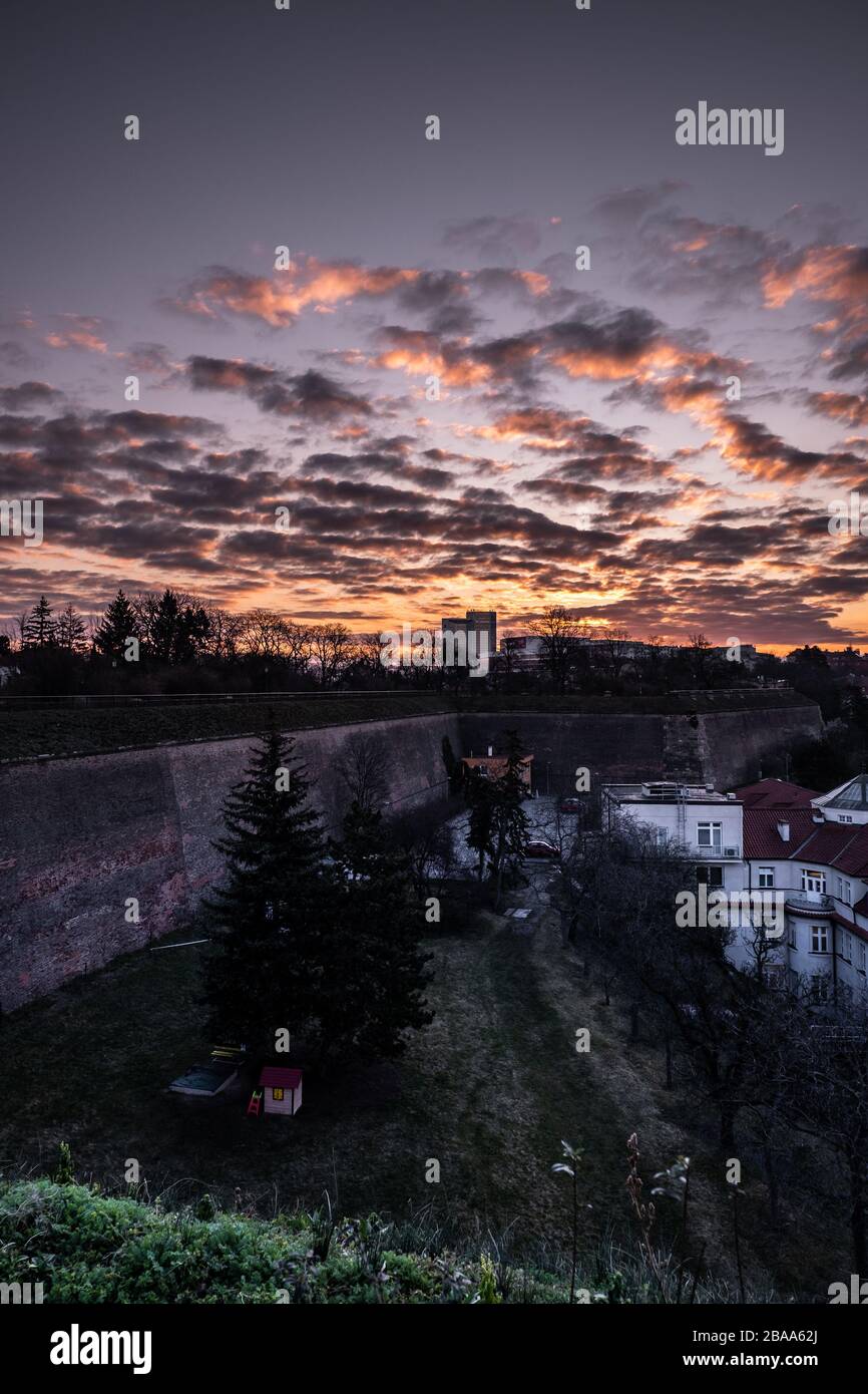 The Basilica of St Peter and St Paul is a neo-Gothic church in Vyšehrad ...
