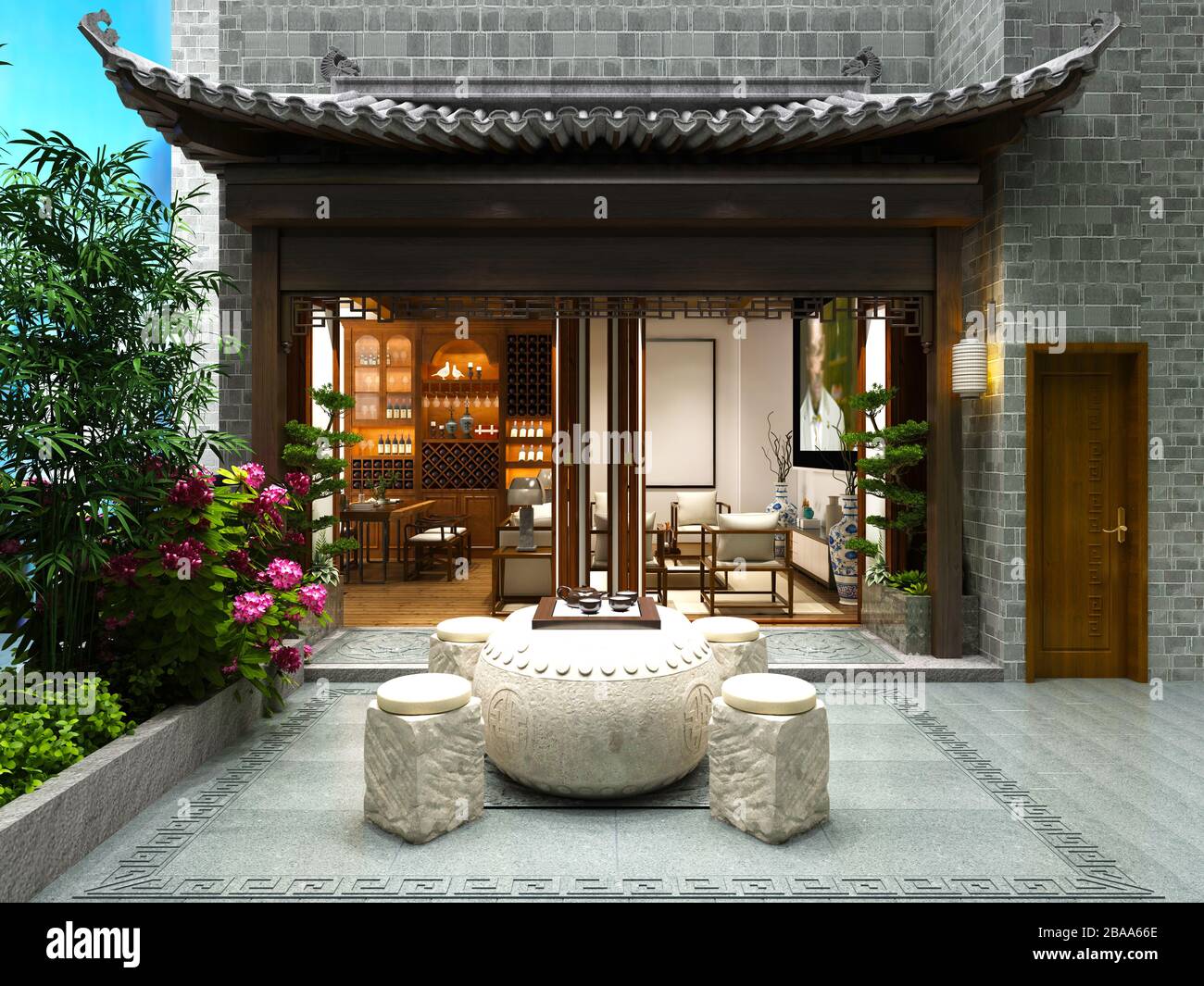 3d rendering house exterior hi-res stock photography and images - Alamy