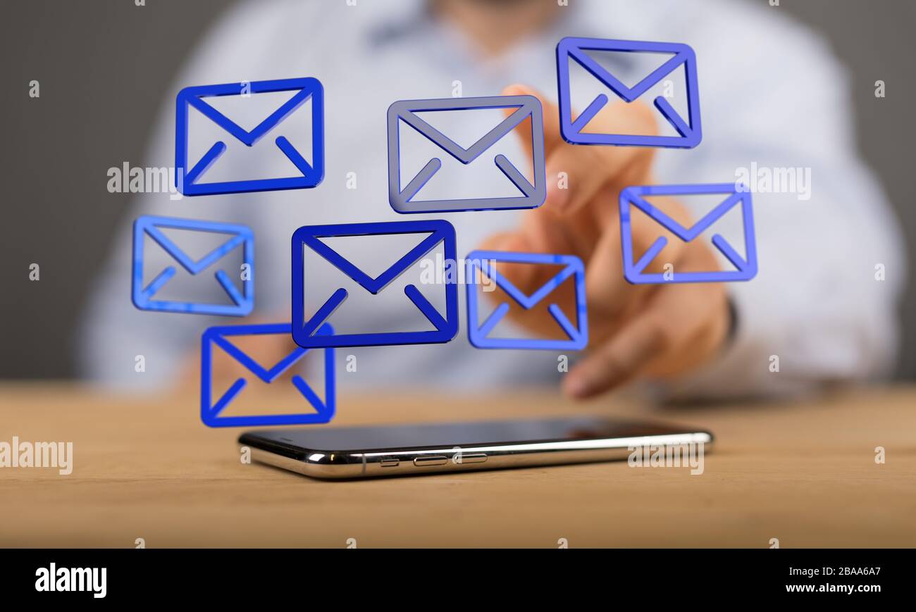 A Online people network. Using internet for communication Stock Photo ...