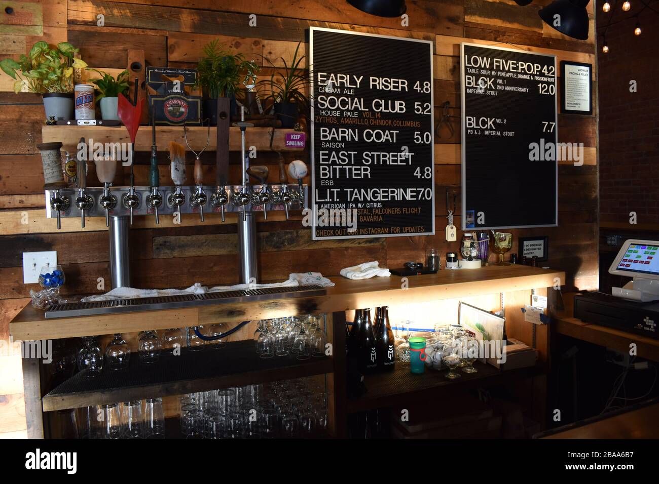 Good Measure Micro Brewery VT 1 Stock Photo - Alamy