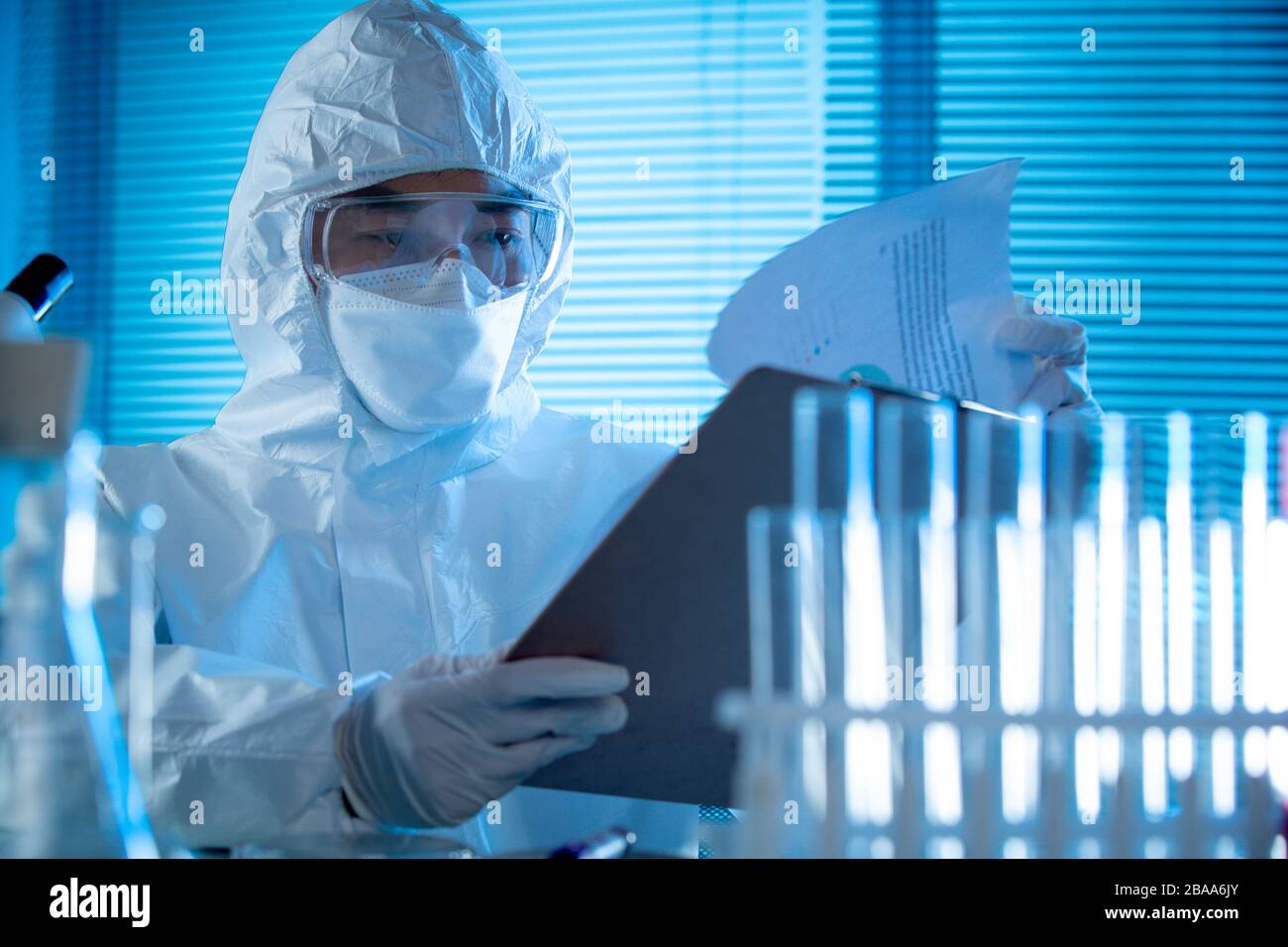 Medical experts to check the case report Stock Photo - Alamy