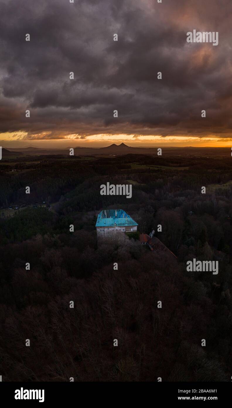 Houska Castle is an early Gothic castle. It is one of the best ...