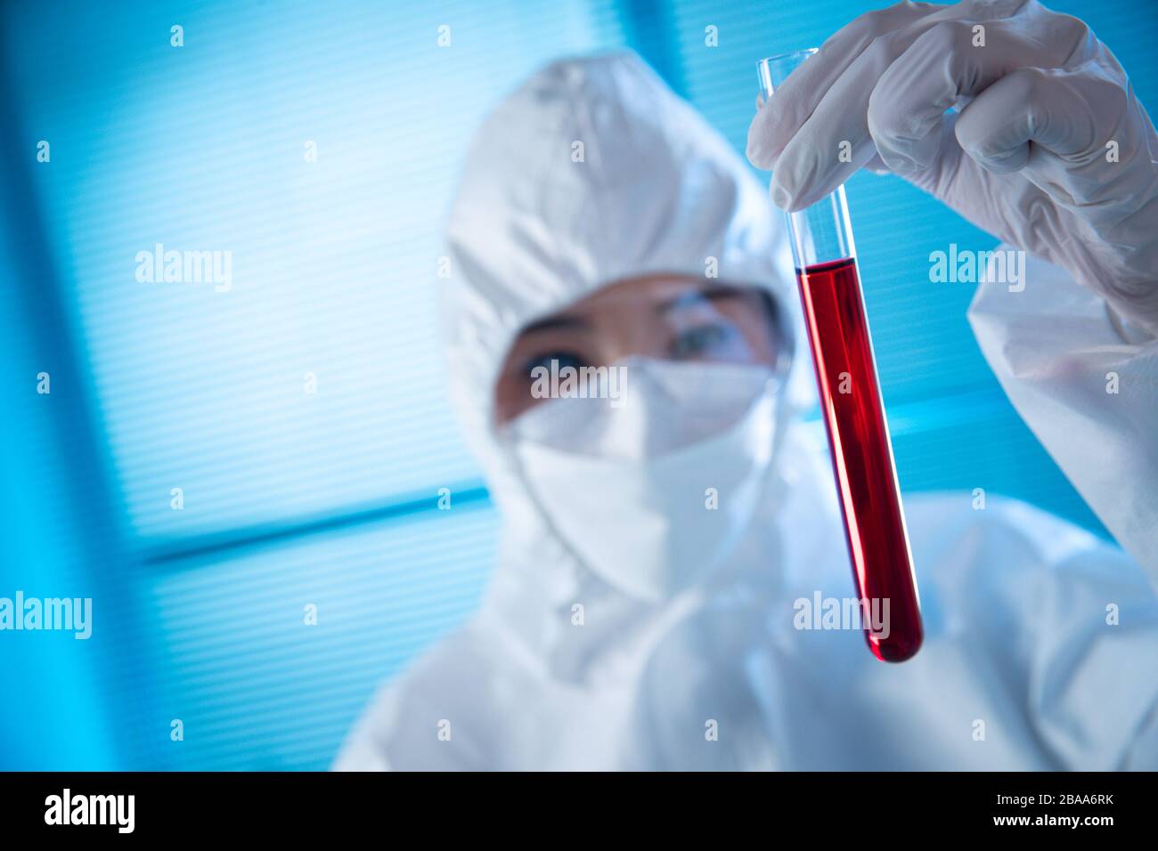 Medical workers do testing laboratory Stock Photo - Alamy