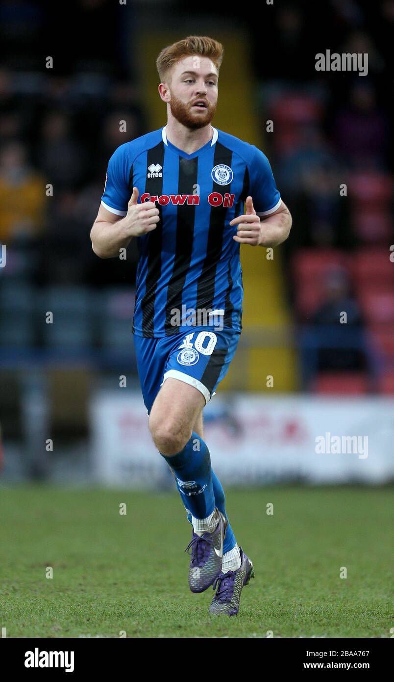 Rochdale's Callum Camps Stock Photo - Alamy
