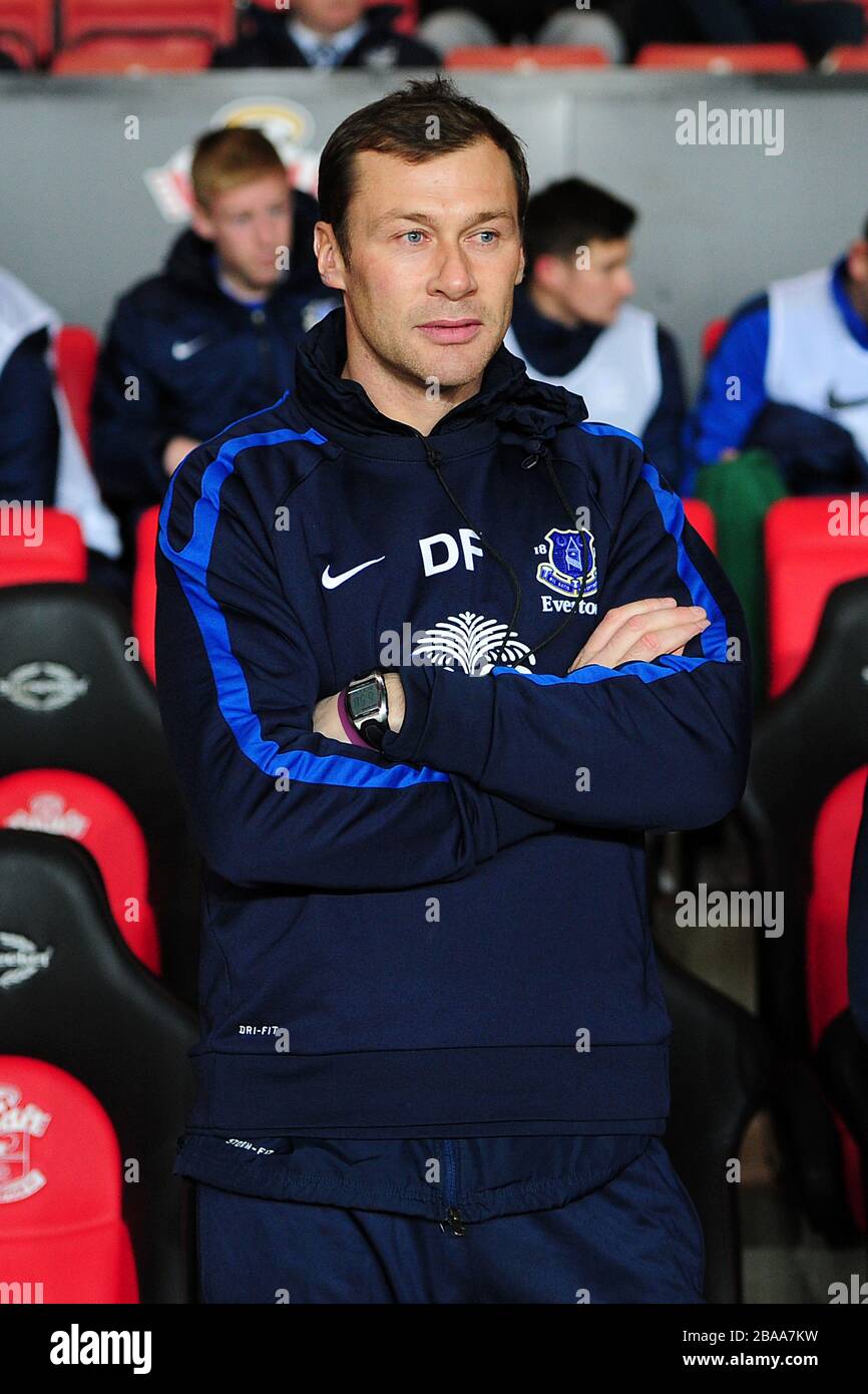 Everton Under 18s assistant coach Duncan Ferguson Stock Photo - Alamy