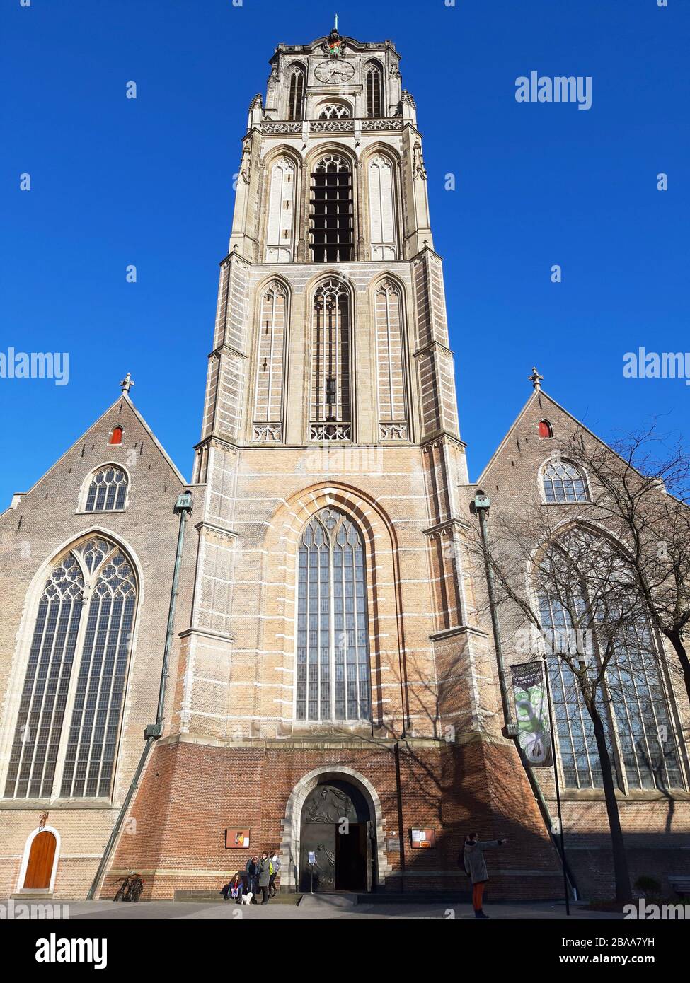 ancient and famous church in rotterdam in netherlands Stock Photo - Alamy